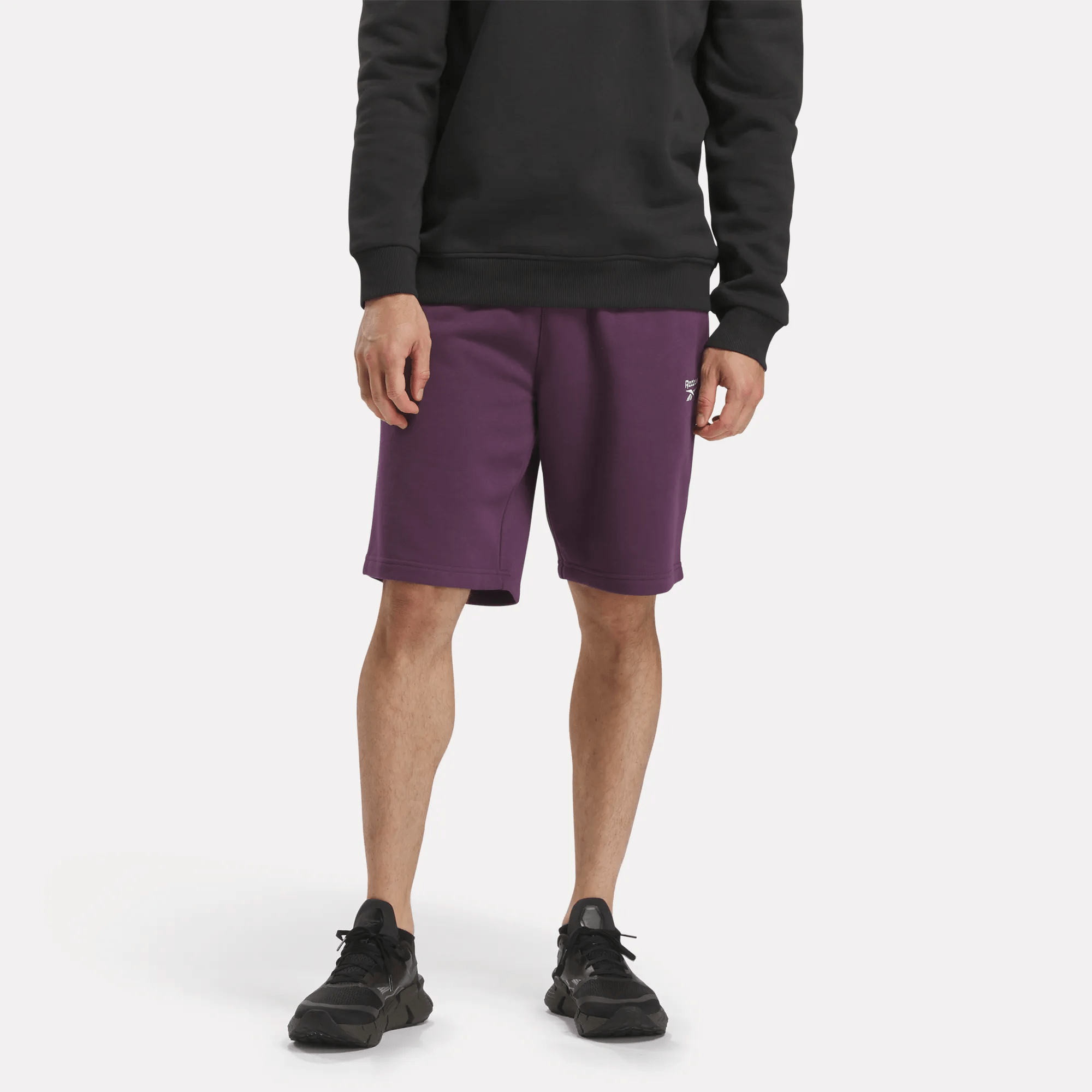 Reebok Identity Small Logo Fleece Shorts Reebok
