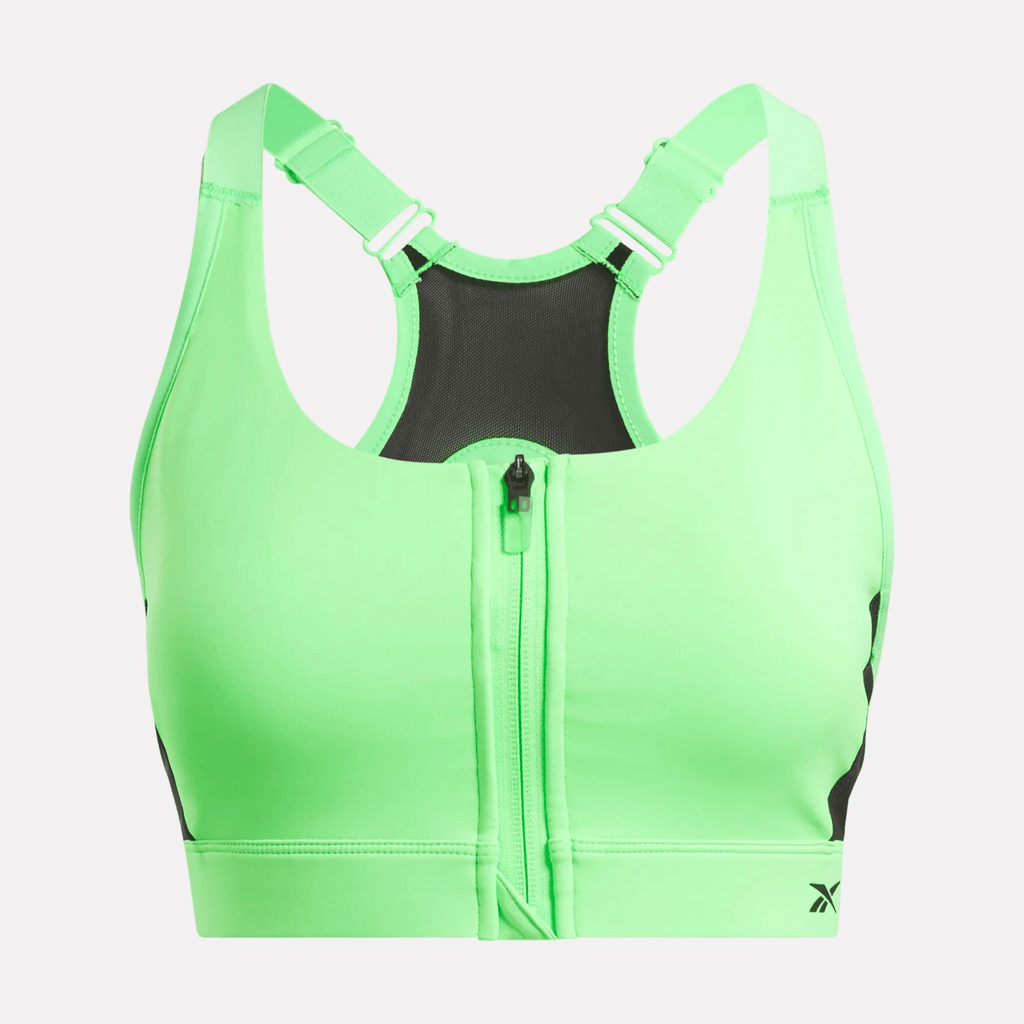 Women's Lux Front-Zip High-Impact Bra - Reebok