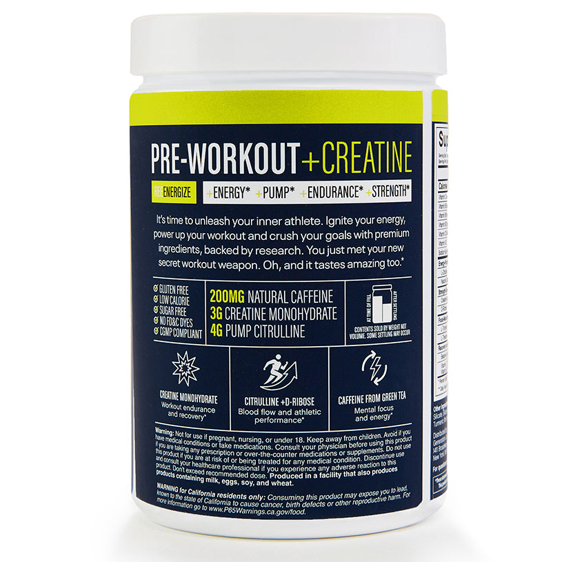 Reebok ReeEnergize Pre-Workout + Creatine - Reebok